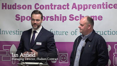 Hudson Contract encourages young people to pursue a career in ...