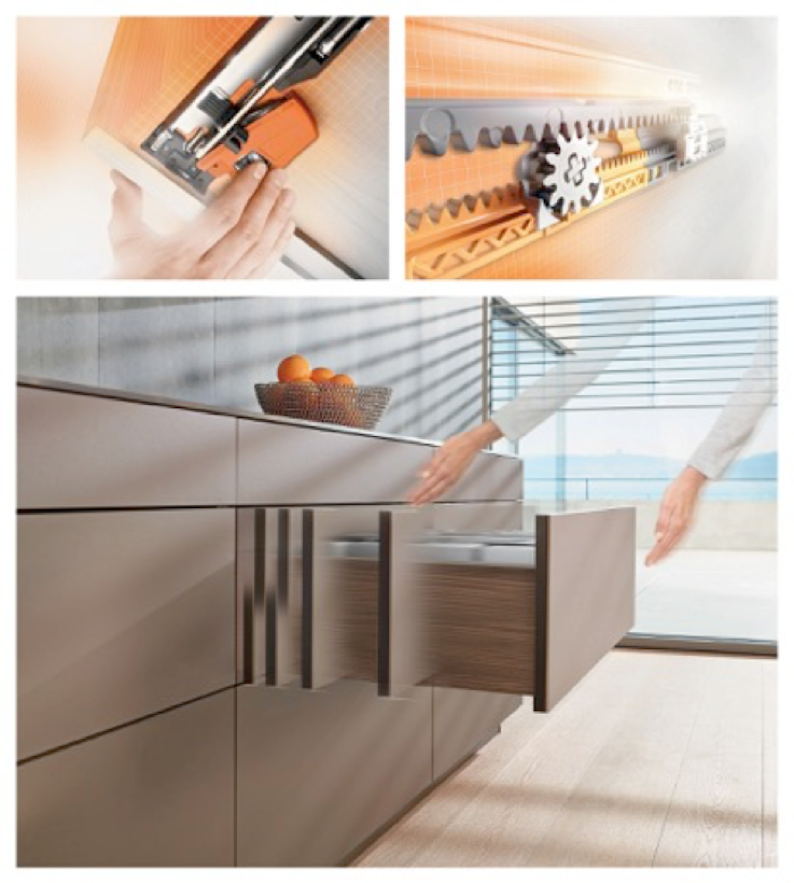 For the heart of the home, Blum's Movento runner system keeps ...
