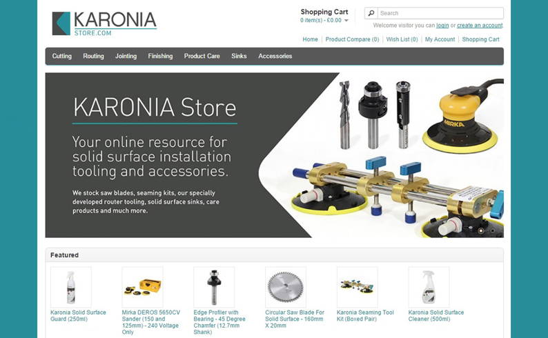 Karonia Store: The online resource for all things solid surface - The KBzine